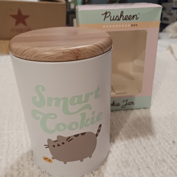 Pusheen | Kitchen | Nwt Pusheen Smart Cookie Cookie Jar | Poshmark